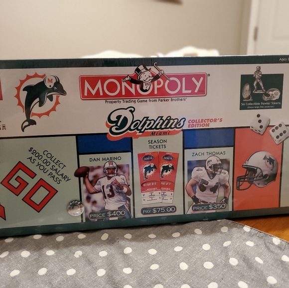 Parker | Games | Miami Dolphins Monopoly | Poshmark